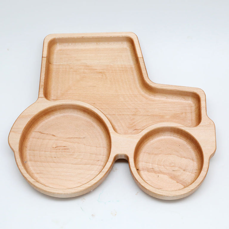 Wooden Tractor Snack Plate – Big Picture Farm